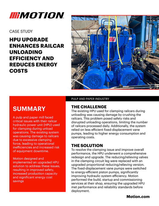 Motion - Case Study Pulp and Paper HPU Upgrade 2025 - Page 1