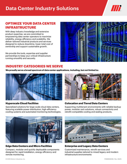 Motion - Line Card -Data Center Industry 2025 - Page 1