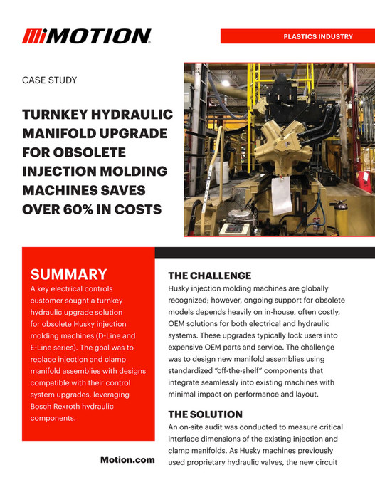 Motion - Motion - Plastics - Manifold Upgrade Case Study 2025 - Page 1
