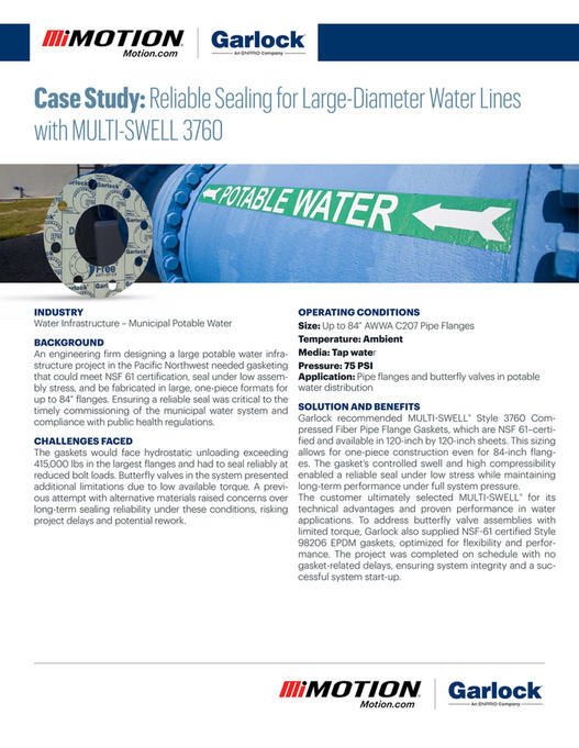 Motion - Garlock Infrastructure Water Case Study - Page 1