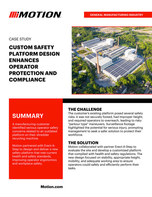 Motion - Motion - General - Erectastep Safety Platform - Case Study ...