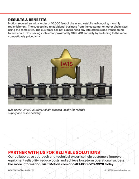 Motion - Motion - Equipment-Machinery - Chain Supply Solution - Case ...
