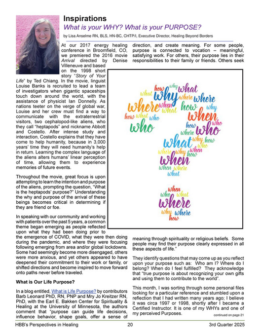 Healing Beyond Borders - 2025-3rdQuarterNewsletter - Page 18-19