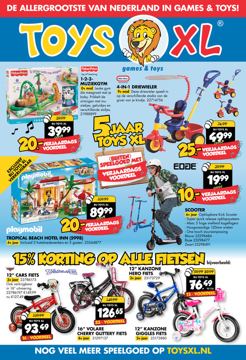 Toys XL - Toys XL Actiefolder week 36 & 37 - Pagina 1 - Created with ...