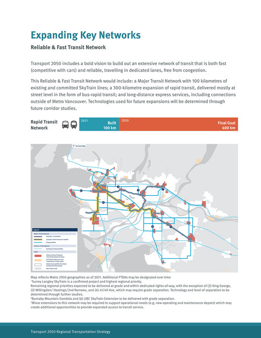 TransLink - Transport 2050 Regional Transportation Strategy: Executive ...