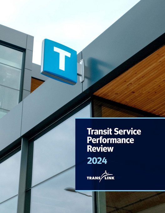 TransLink - 2024 Transit Service Performance Review - Page 1