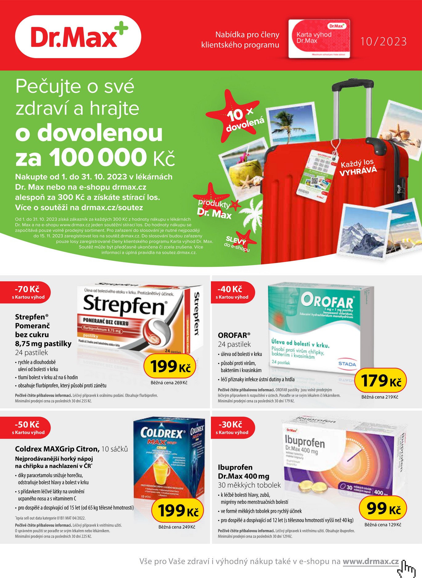 Dr Max Czech - Dr.Max leták 10-23 - Strana 1