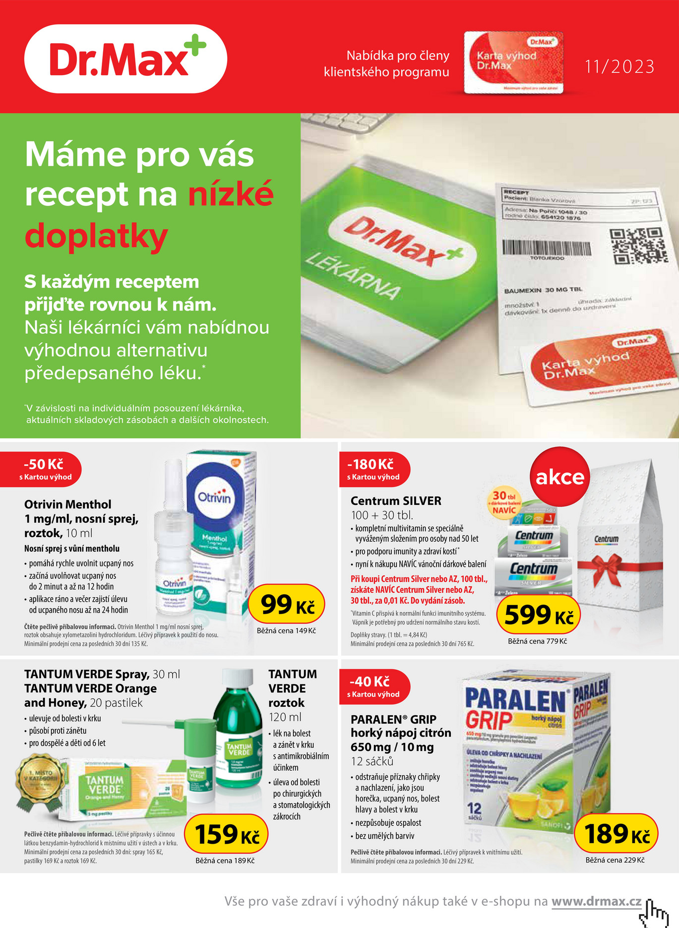 Dr Max Czech - Dr.Max leták 11-23 - Stana 12-13