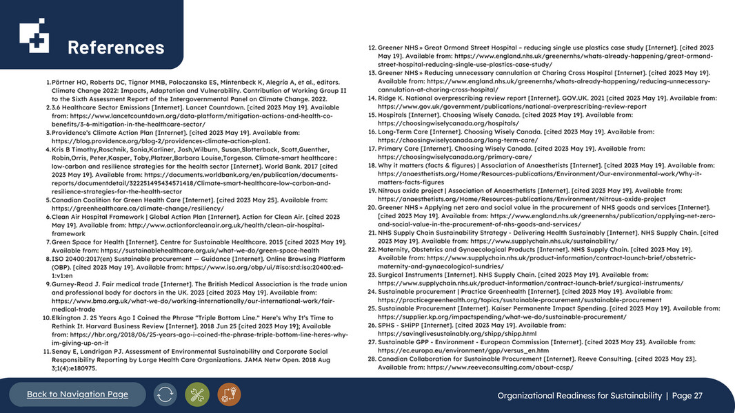 CASCADES - Organizational readiness for sustainability Playbook - Page 26
