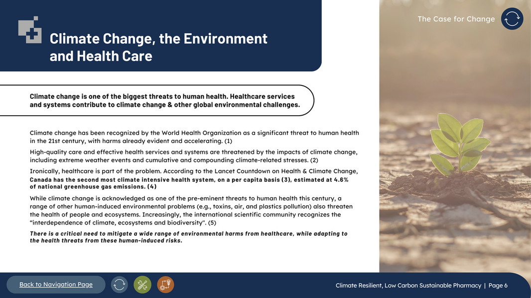 CASCADES - Climate Resilient, Low Carbon Sustainable Pharmacy Playbook ...