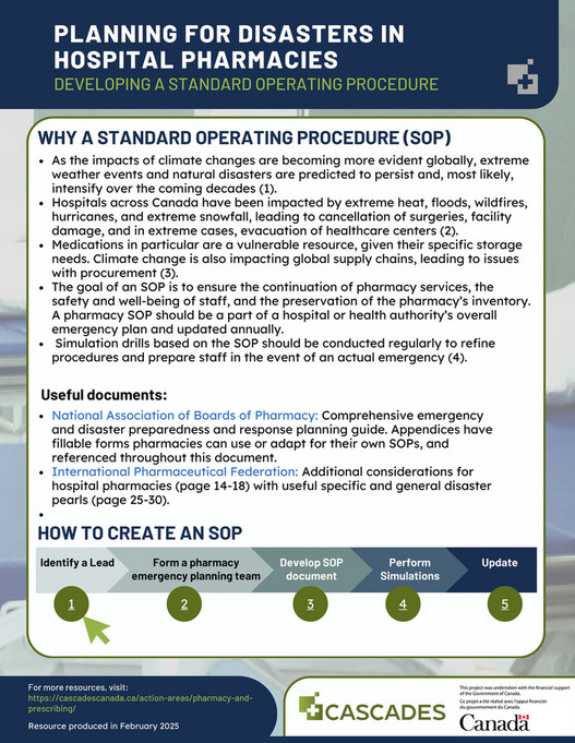 CASCADES - Hospital Pharmacy Disaster Planning Standard Operating ...
