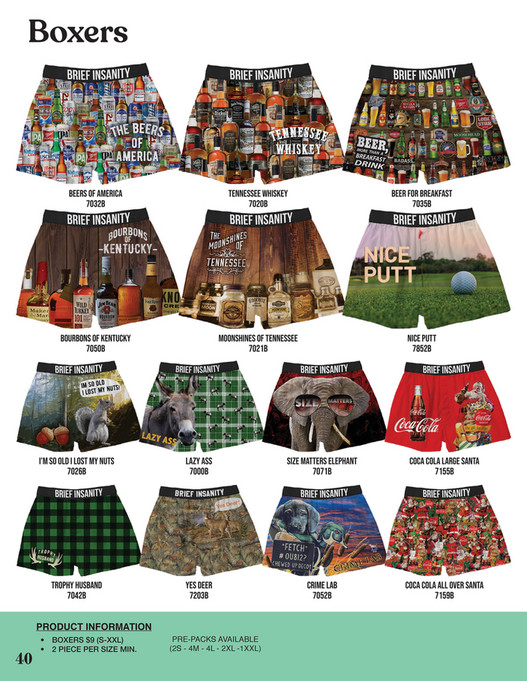 Brief Insanity - Brief Insanity 2023 Catalog - Page 42-43