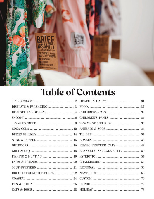 Brief Insanity - Brief Insanity 2023 Catalog. - Page 2-3