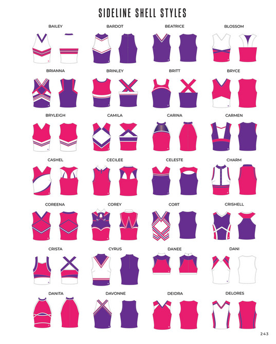 Rebel Athletic - 2024 School Cheer Uniform Lookbook - Page 238-239