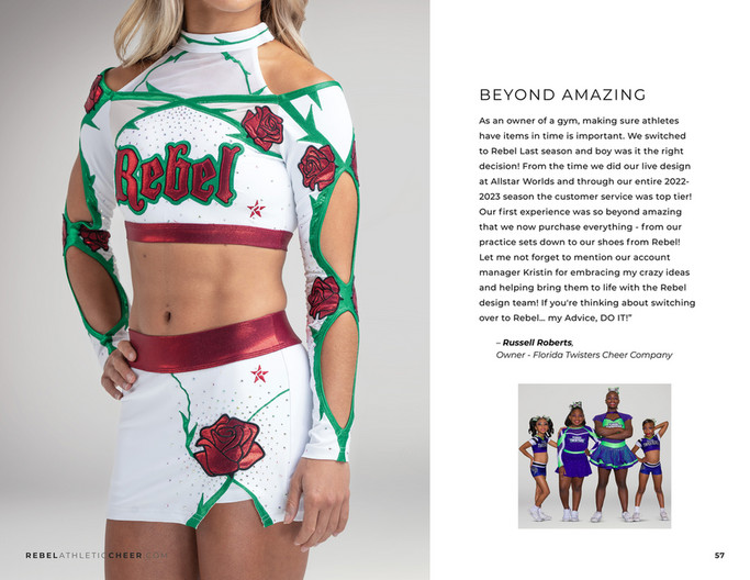 Rebel Athletic - 2024 Allstar Cheer Uniform Lookbook - Page 56-57