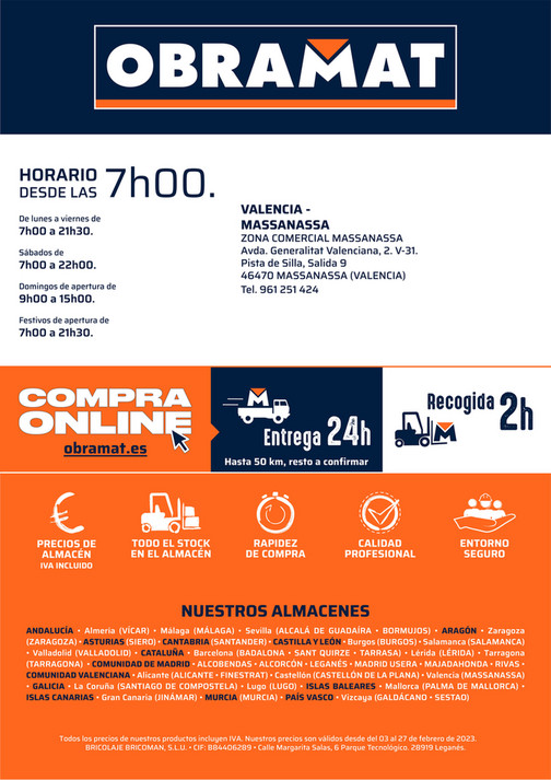 Folletos Obramat - Folleto Protección Laboral 2023 Massanassa - Página 34