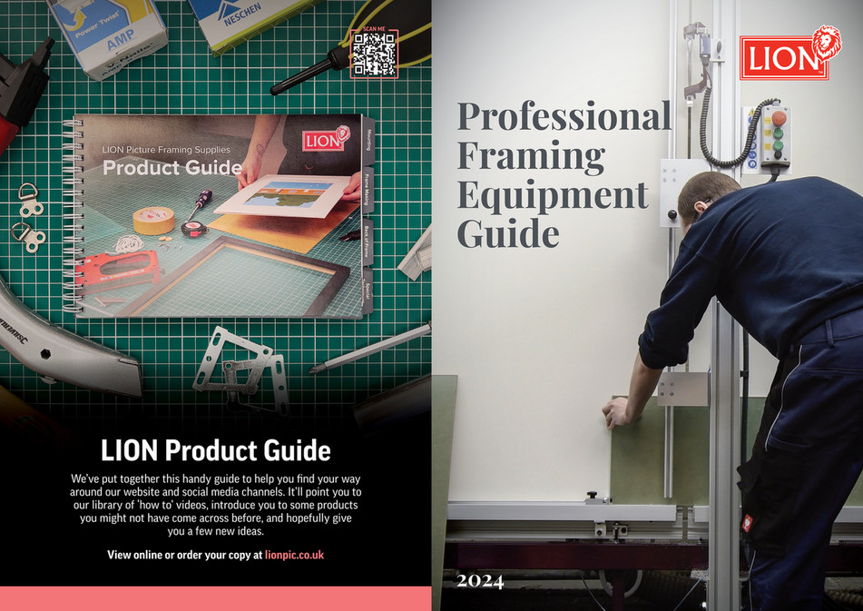 LION Picture Framing Supplies - LION Machinery Booklet - Page 1
