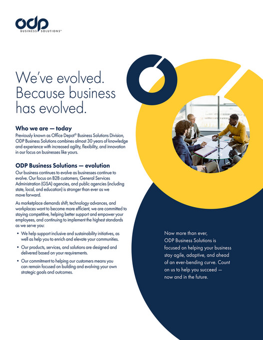ODP Business Solutions Evolution - Page 1