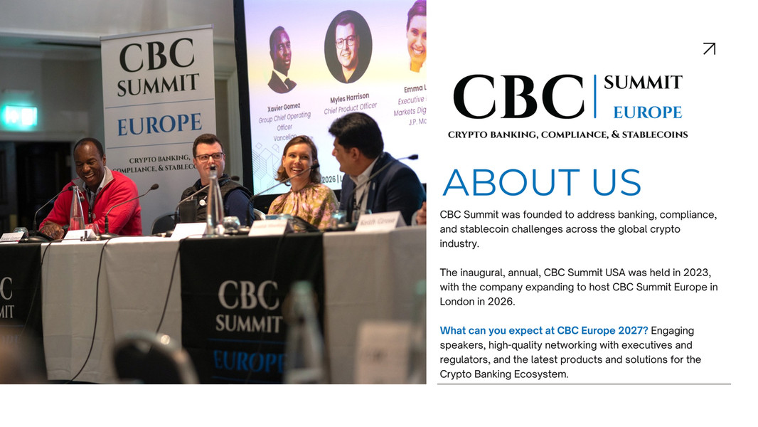 CBC Summit - CBC Europe 2027 Brochure - Page 1