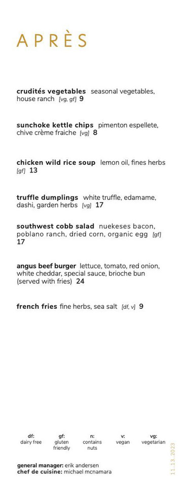 Yellowstone Club - BBG Menus - Page 2-3