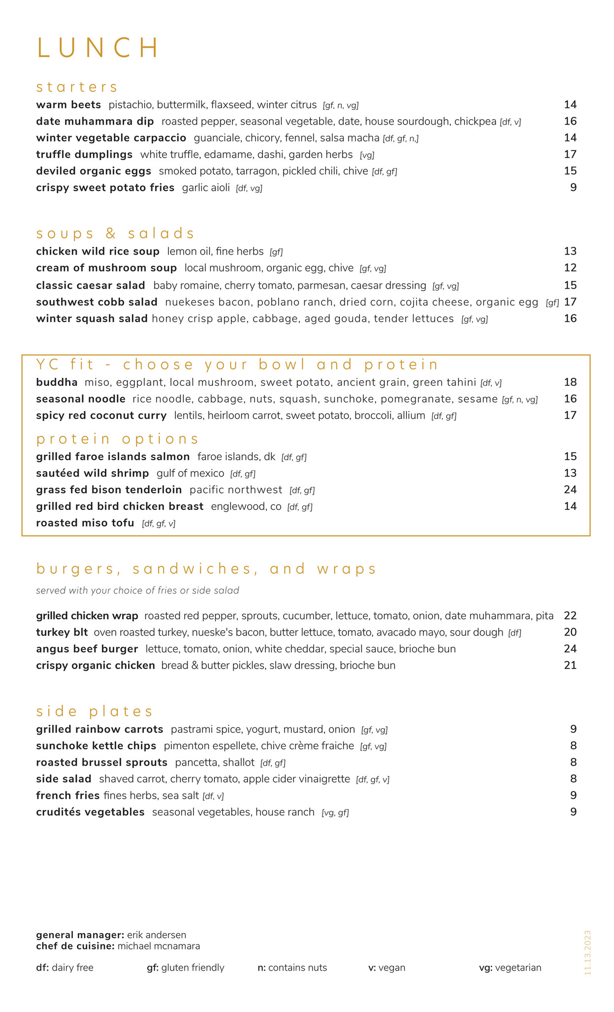 Yellowstone Club - BBG Menus - Page 1