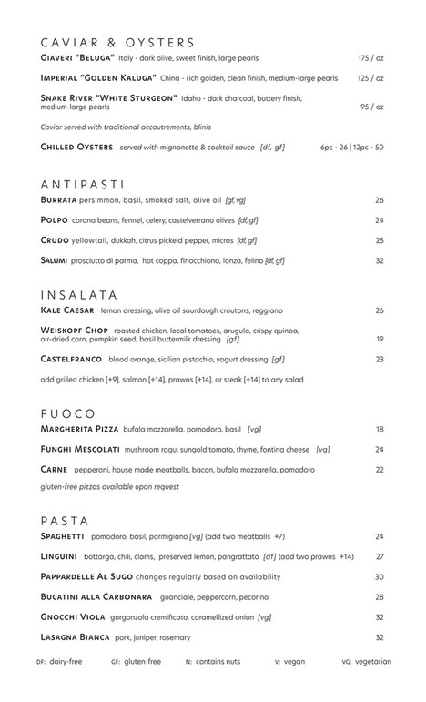 Yellowstone Club - TWC Menus - Page 1