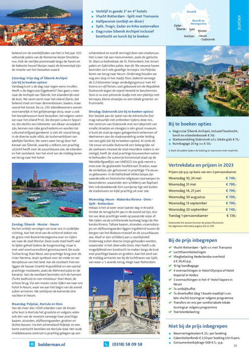 Bolderman - Bolderman Brochure Vlieg-busreizen 2023 - Pagina 24-25