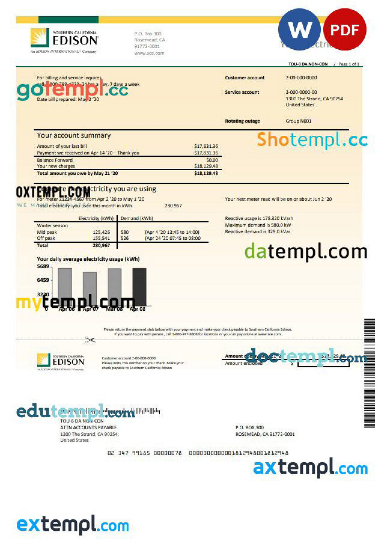 Southern California Edison Billing Address at Bryan Hanes blog