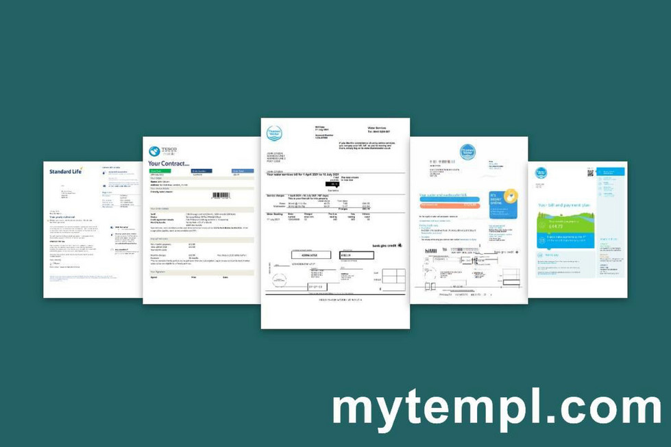 Doctempl - Standard Life, Tesco Mobile, Thames Water, Thames Water ...