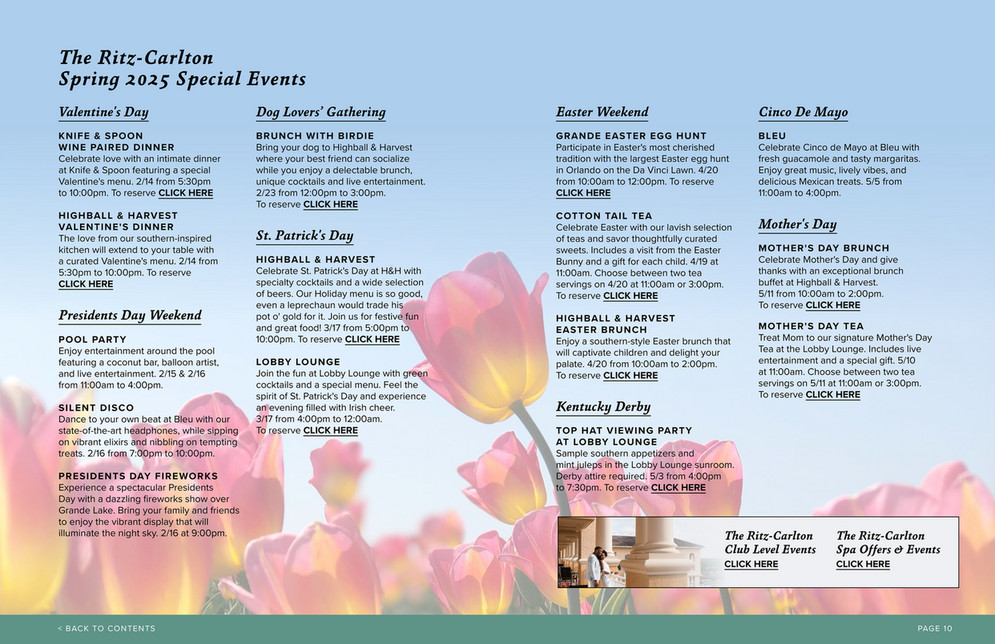 Grande Lakes Orlando - Grande Lakes_Spring 2025_Newsletter - Page 5