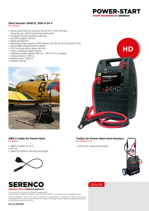 Serenco Nederland - Power-Start Boosters Brochure 2024 EN - Page 6-7