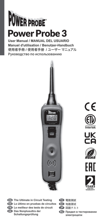 Serenco Nederland - Manual Power Probe PP3_ EN - Page 1