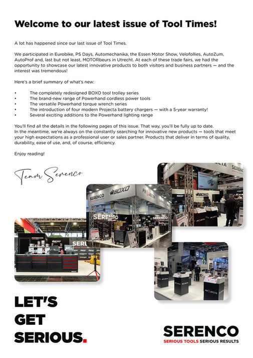 Serenco Nederland - Serenco Tool Times 11 EN - Page 2-3