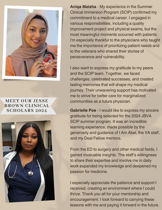 I Am Abel Foundation - JESSE BROWN VA SUMMER CLINICAL SCHOLARS PROGRAM ...