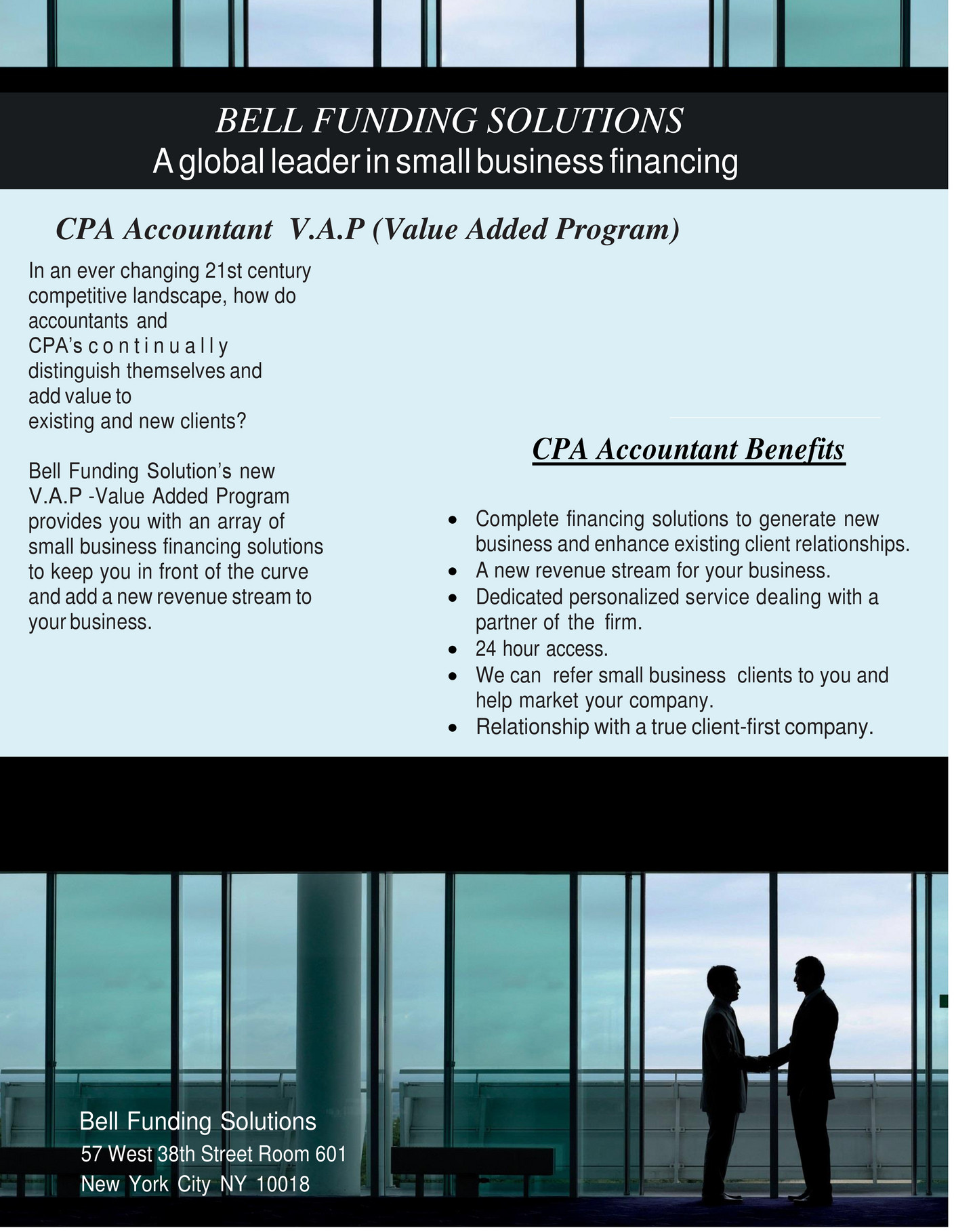 Bell Funding Solutions - CPA-Accountant VAP Program - Page 1 - Created ...