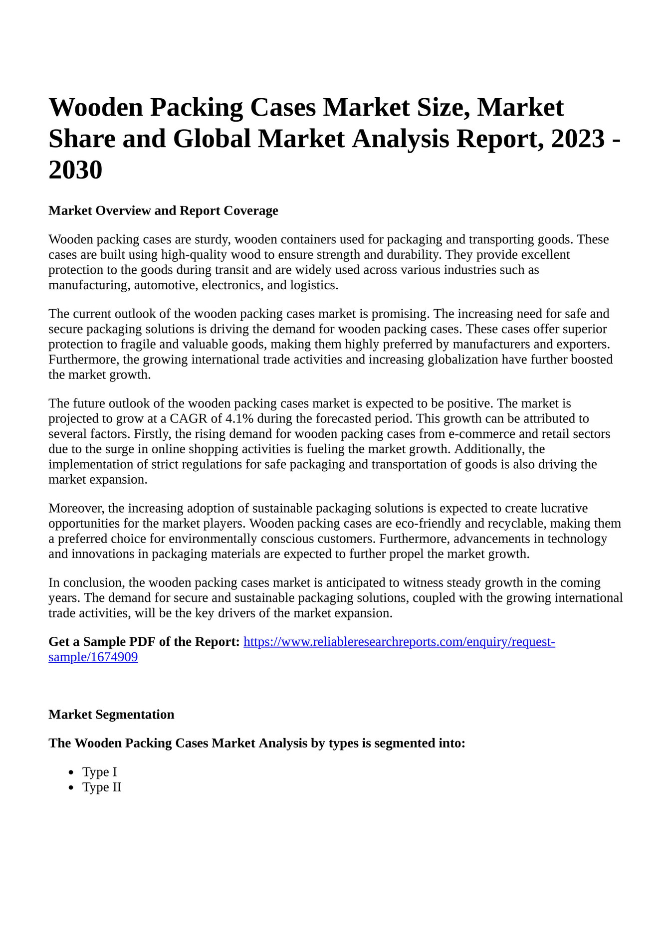 Reportprime Wooden Packing Cases Market Size Market Share And Global reportprime-wooden-packing-cases-market-size-market-share-and-global