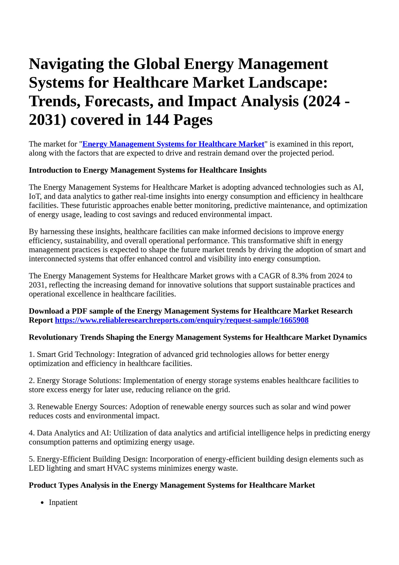 Reportprime - Navigating the Global Energy Management Systems for ... Reportprime - Navigating the Global Energy Management Systems for ...