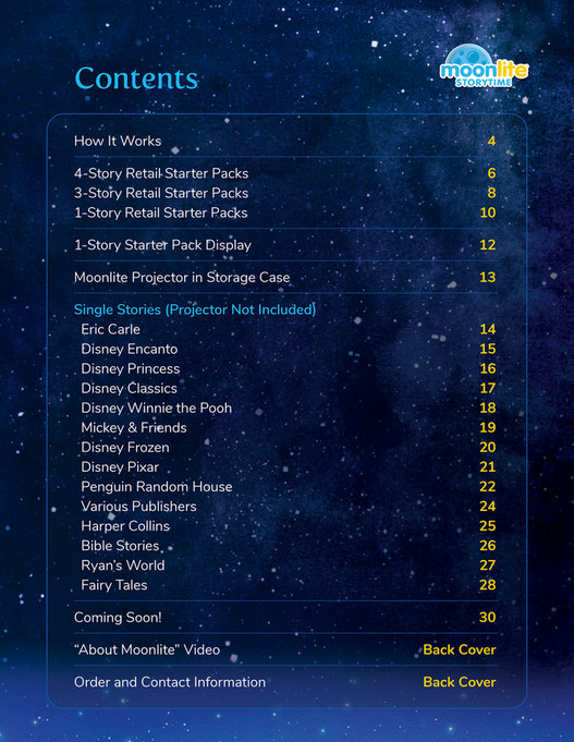 Sugar B Brand Partners - Moonlite Storytime Catalog 2025 - Represented by Sugar B - Page 2-3