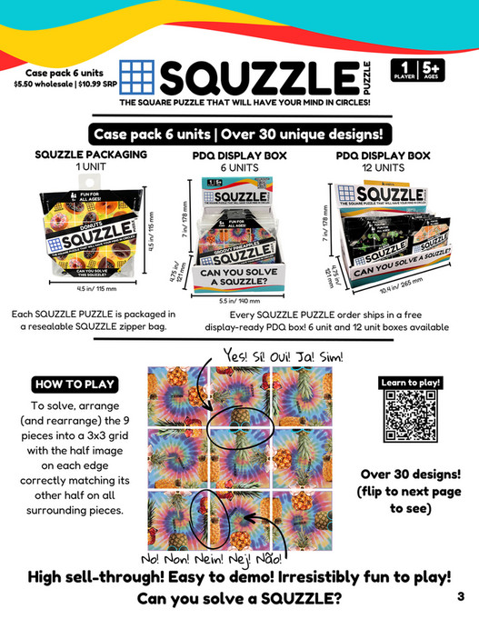 Sugar B Brand Partners - Fun Squared Games Catalog - Represented by ...