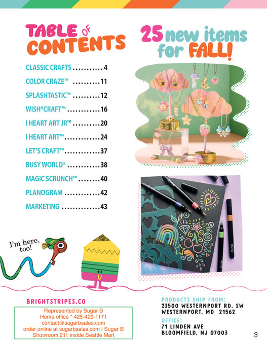 Sugar B Brand Partners - Bright Stripes Fall 2025 Catalog - Represented ...