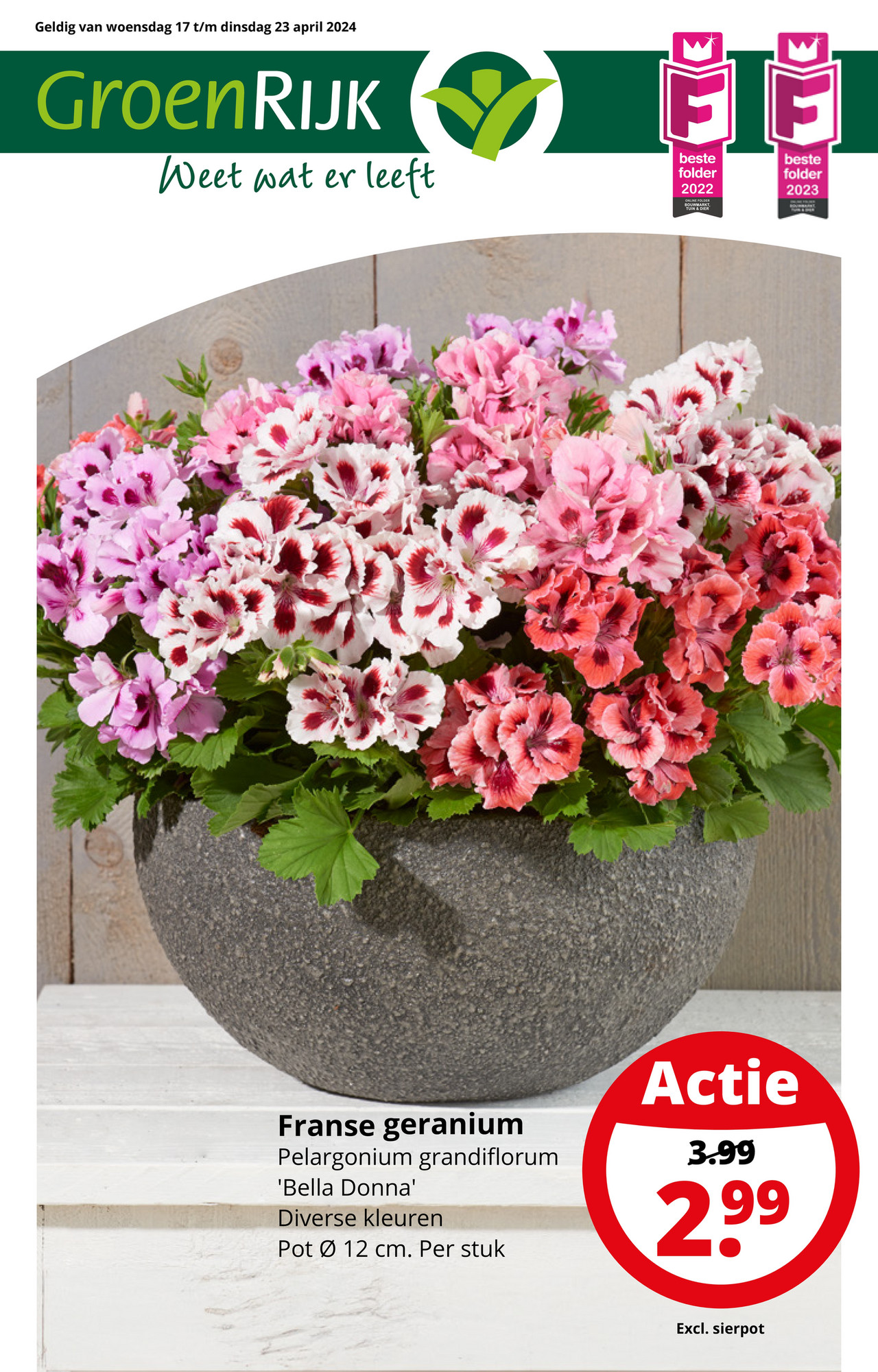 BASIS - GroenRijk folder week 16 - Page 1