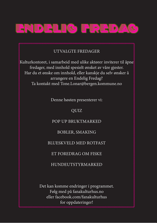 Program Fana kulturhus høst 2024 - Page 4-5