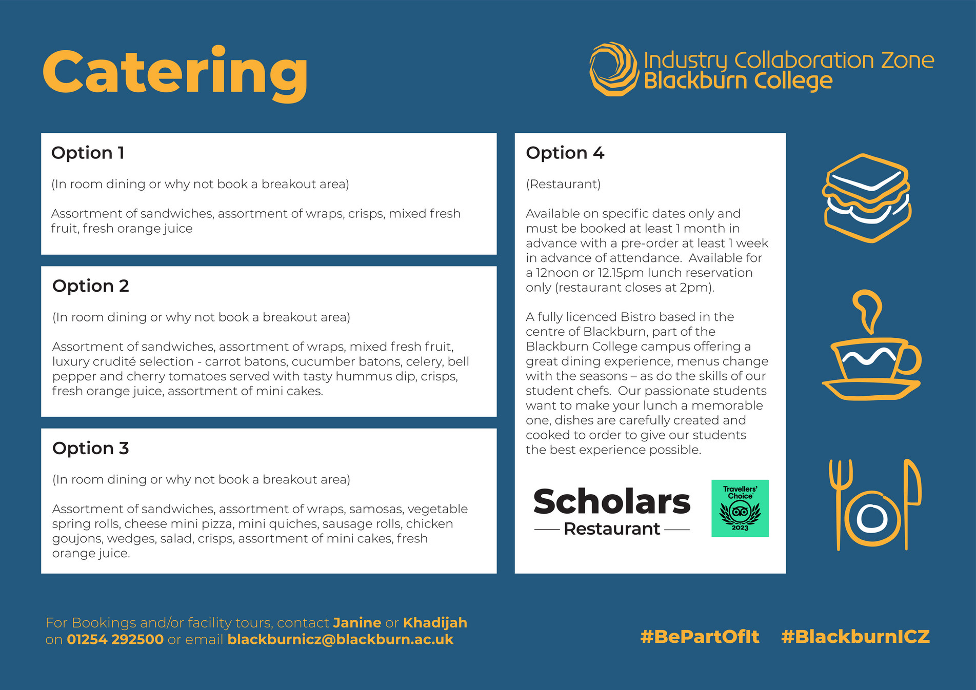 Blackburn College - ICZ Catering - Page 1 - Created with Publitas.com