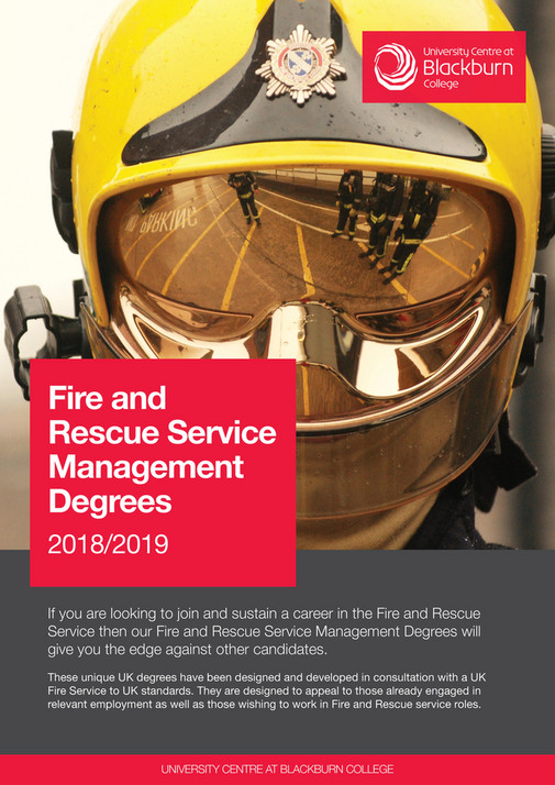 Blackburn College - Fire and Rescue Service Management Degrees - Page 1 ...