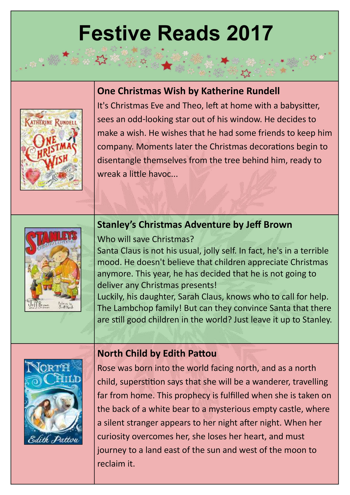 My publications - Junior Festive Reads - Page 1 - Created with Publitas.com