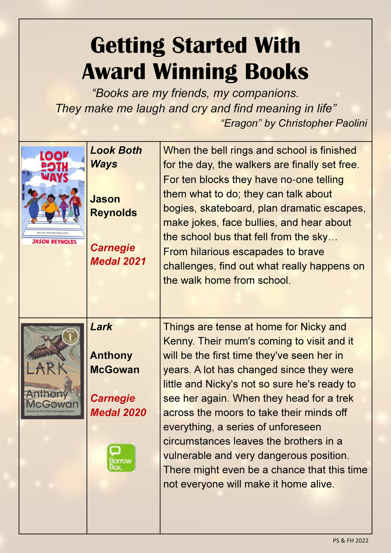 My publications - Award Winners Getting Started - Page 1 - Created with ...