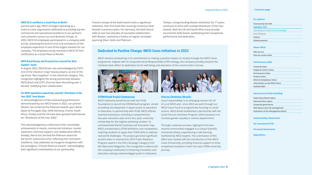 IMCD Group - IMCD N.V. Integrated Report 2023 - Page 10