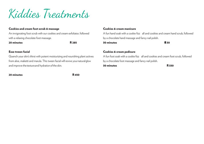 Ducki - THE SPA AT ZEBULA PRICE LIST - Page 18-19 - Created with ...