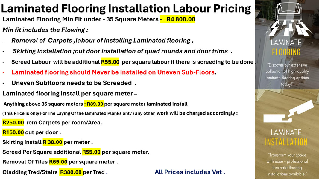 Catelogue - Western Flooring Labour installation Pricing - Page 2