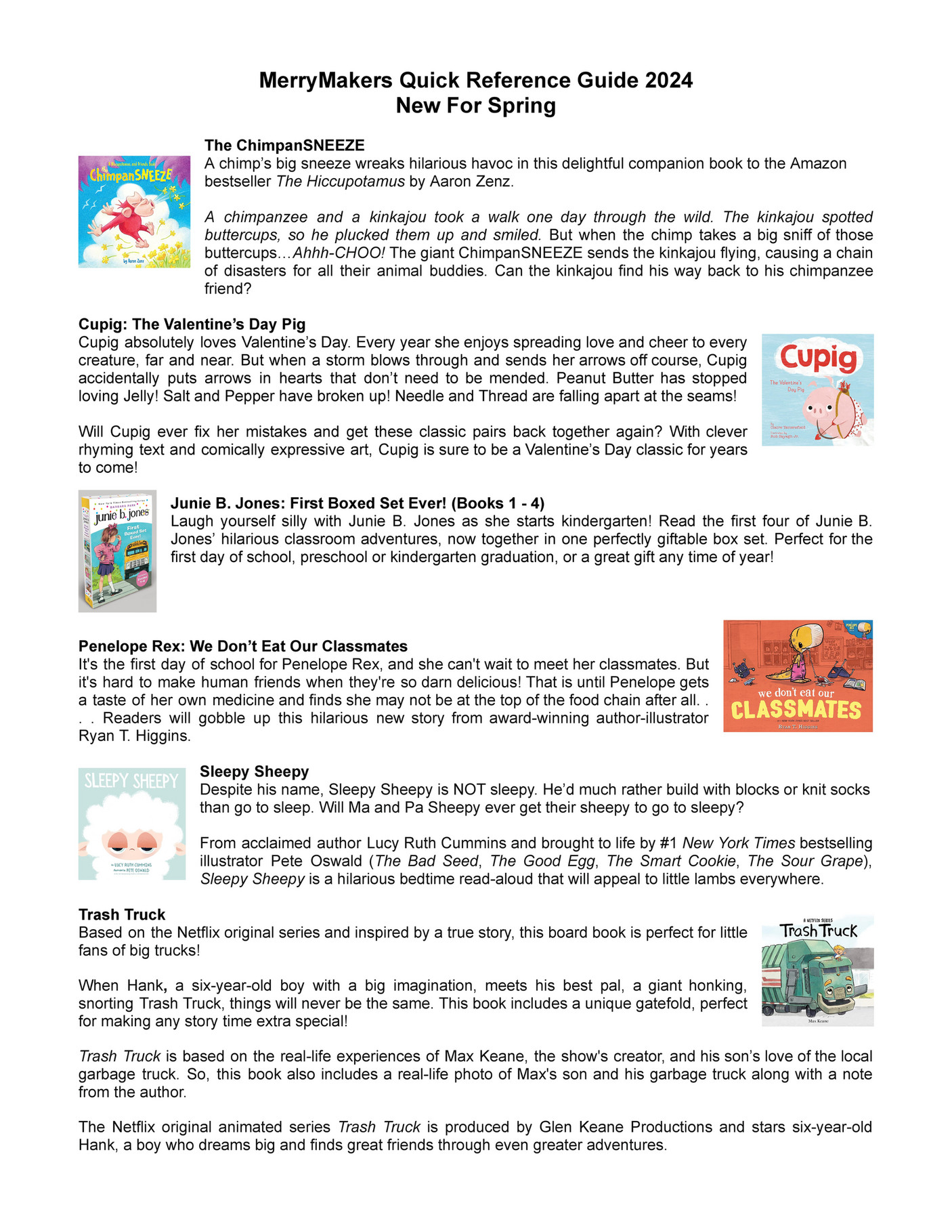 MerryMakers - MerryMakers - Quick Reference Guide 2024.docx - Page 1
